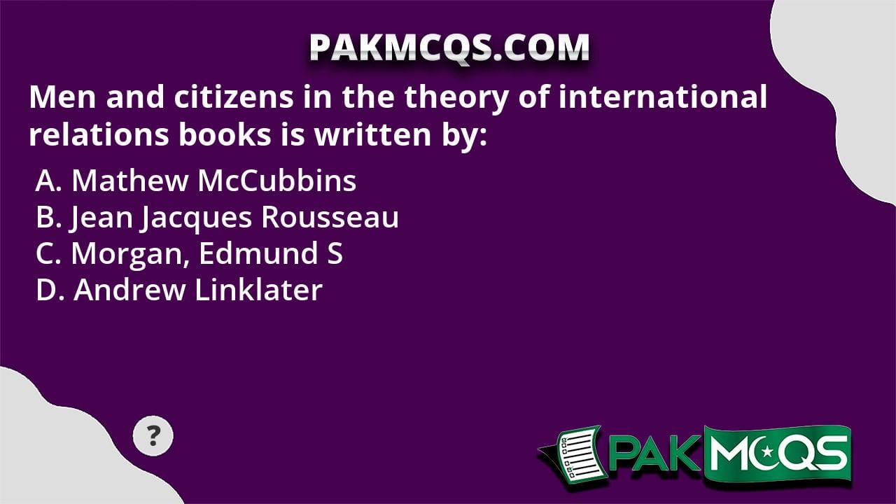 Men and citizens in the theory of international relations books is ...