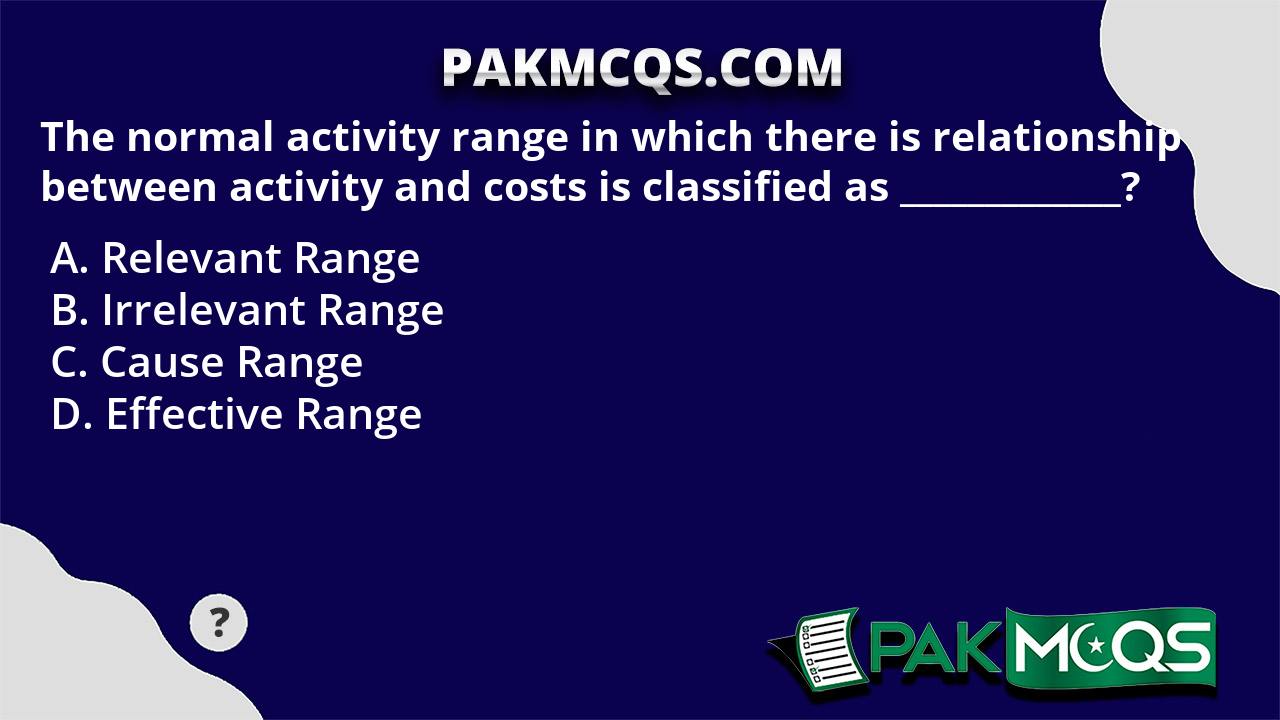 The normal activity range in which there is relationship between ...